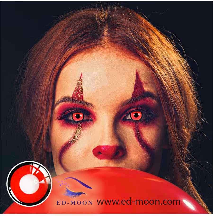 Red Vampire lenses for cosplay & animation - MAKEUP Ed