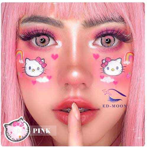 Hello Kitty lenses for cosplay & animation - MAKEUP Ed